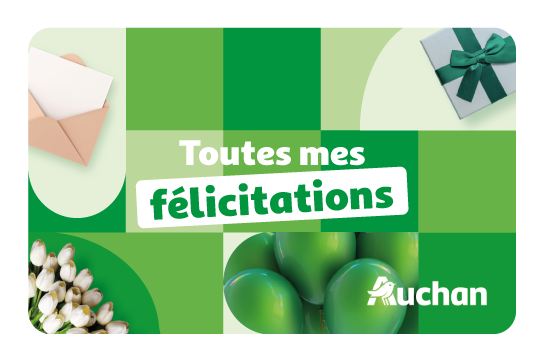 Carte Cadeau Auchan